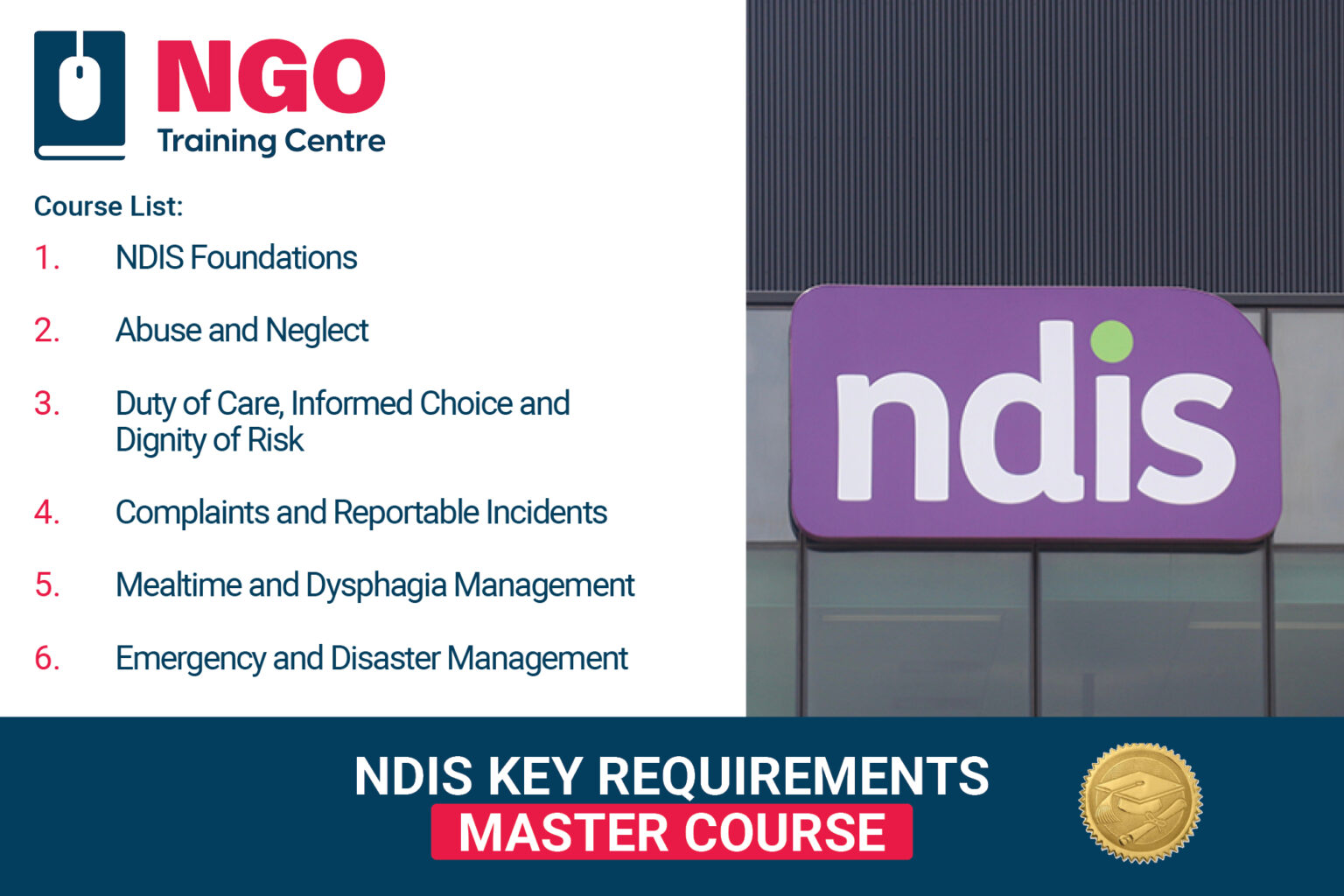 NDIS Key Requirements | NGO Training Centre