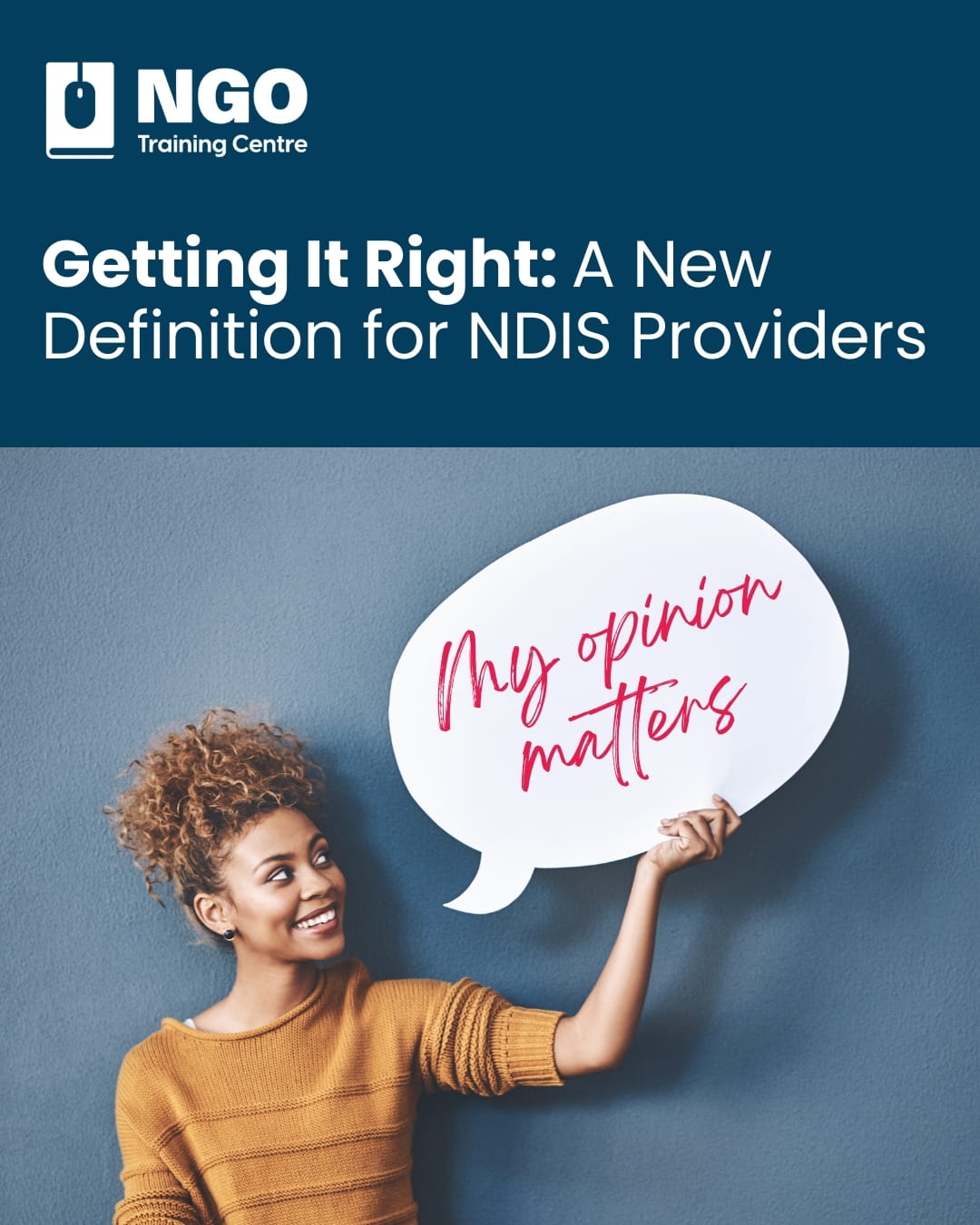Getting It Right: A New Definition for NDIS Providers | NGO Training Centre